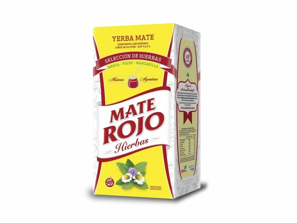 Йерба Мате (парагвайский чай) Mate Rojo Compuesta Hierbas, 500 грамм