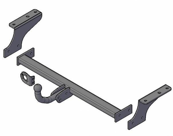 Фаркоп Chevrolet Cobalt 2012-2016, Ravon R4 2016-2020, условно-съемный,(без электрики) Трейлер.9470