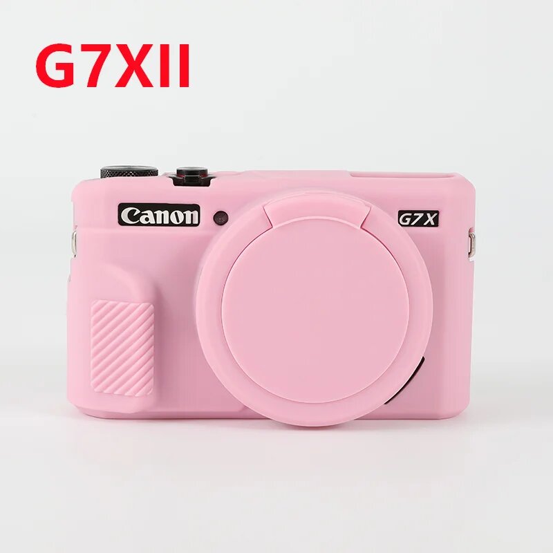 Силиконовый чехол для камеры Canon G7X II G7X3 G7XII G7XIII Ocotex For G7XII Light Pink