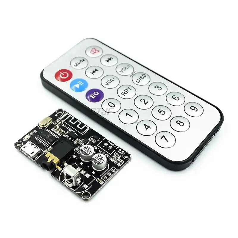 Bluetooth Модуль XY-WRBT STJF с пультом, белый
