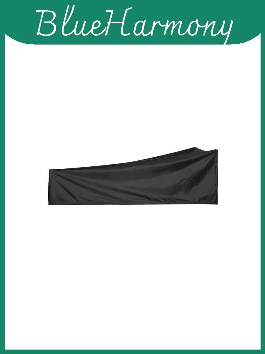 Прочный водонепроницаемый чехол для шезлонга из премиум оксфордской ткани для использования на открытом воздухе, 210x75x40-80 см