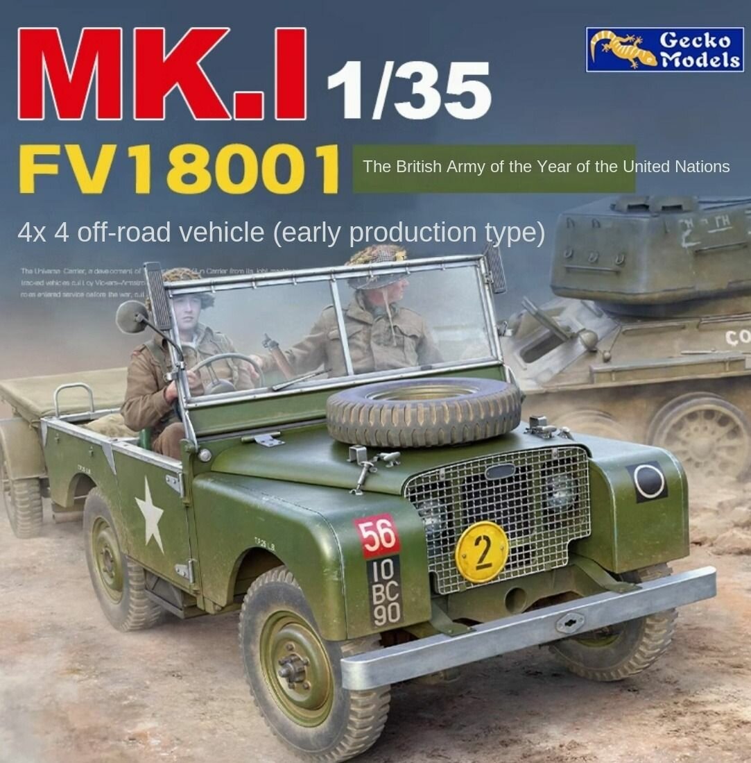 Gecko Models 35GM0076 1/35 Британский армейский FV18001 Mark I 4x4 Вездеход Модель