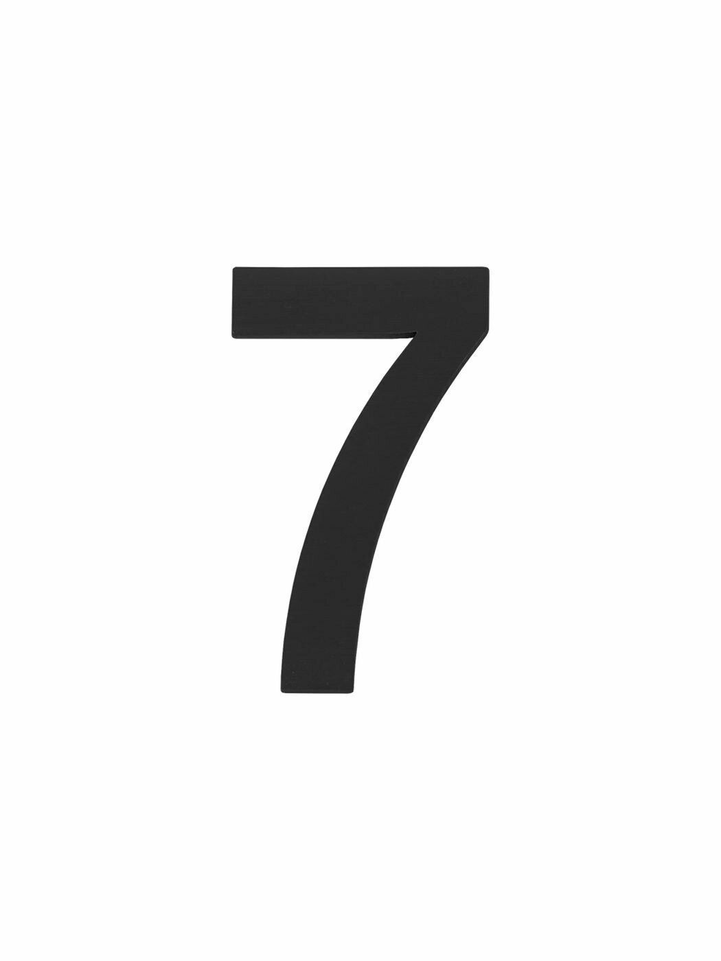 Цифра "7" самоклеящаяся SS304 (50х30) (FUARO) BL черный