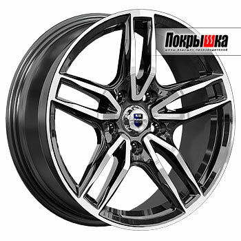 Диски литые K&K Бартон (алмаз черный) 8.0х17/5х112 D66.6 ET45.0