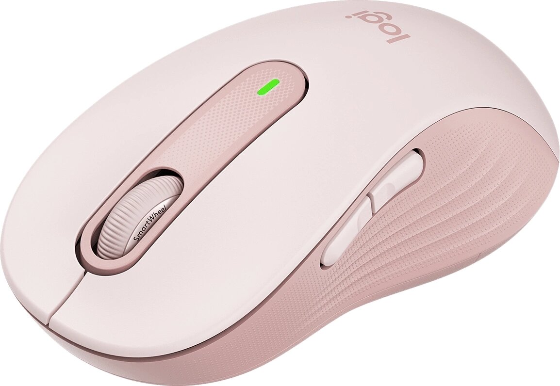 Мышка беспроводная LOGITECH компьютерная M650 розовая оптическая