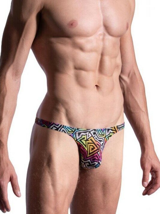 Трусы-стринги "M2183 - Tower String Horizont" / Manstore / Мультиколор / Размер 2XL