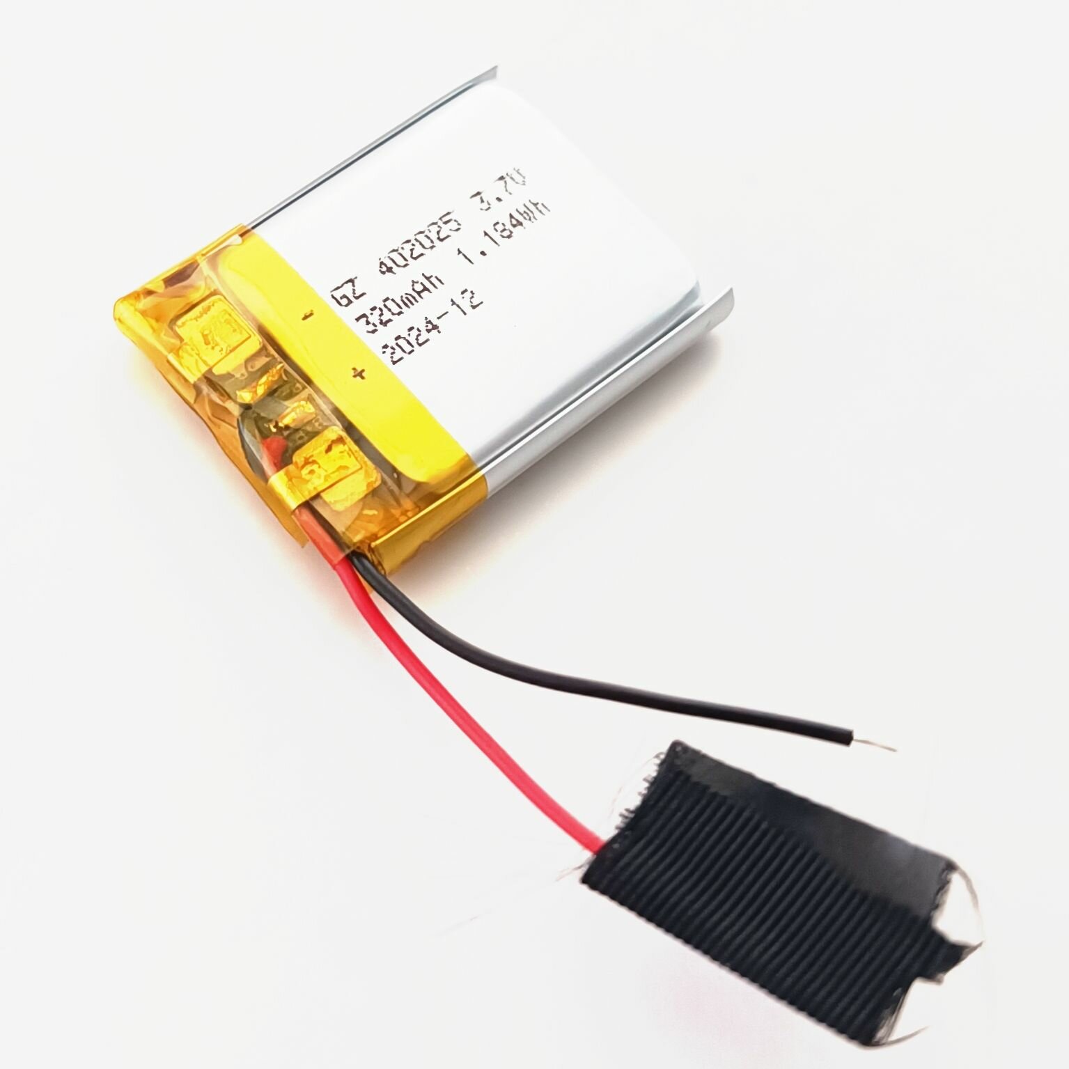 Аккумулятор для видеорегистратора 320mAh 3.7v / универсальный 2pin 3pin 5pin коннектор разъем фишка Li-Pol батарея / 402025 Терабайт Маркет