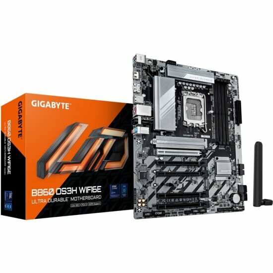 Материнская плата Gigabyte B860 DS3H WIFI6E (LGA1851, ATX)