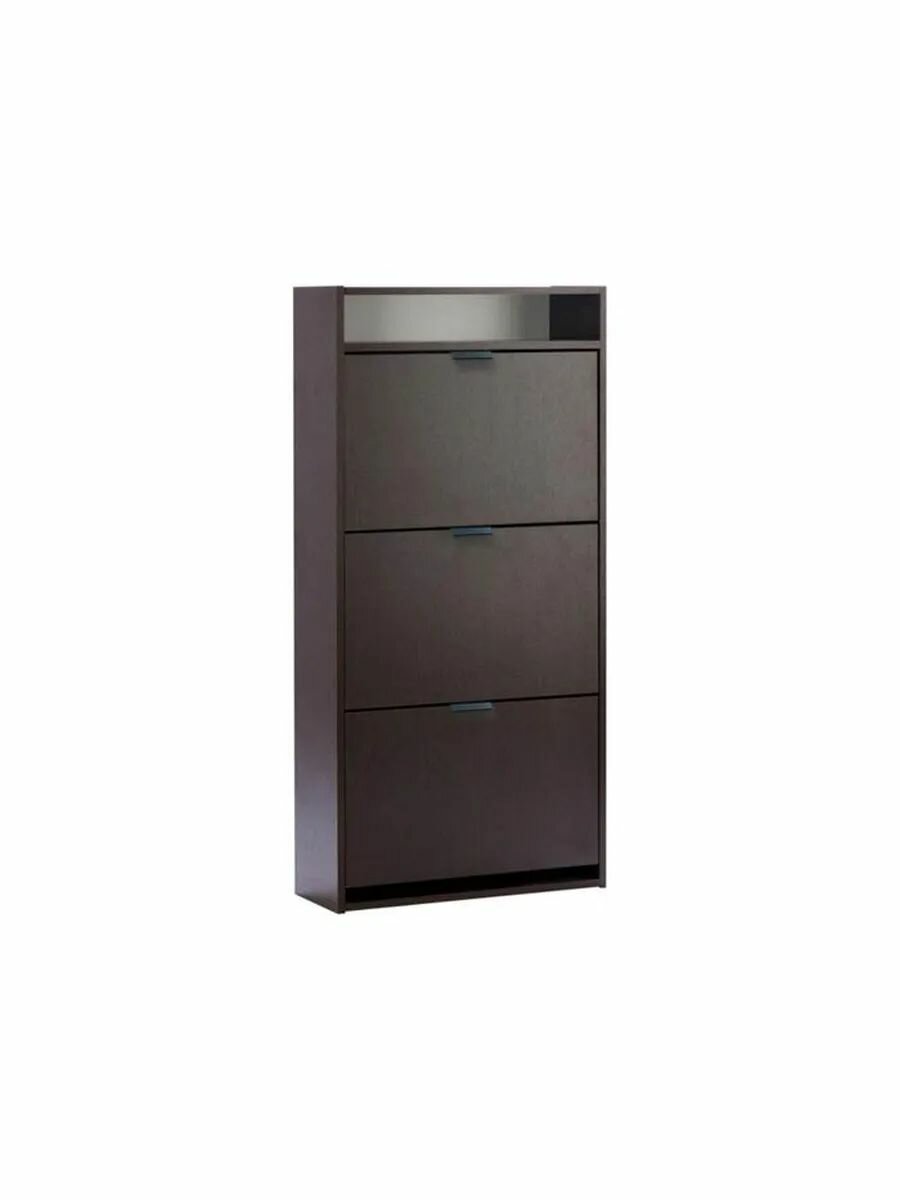 Обувница Vental "Комфорт К-3", ЛДСП, венге, 18 отделений, 60 см х 23 см х 124 см