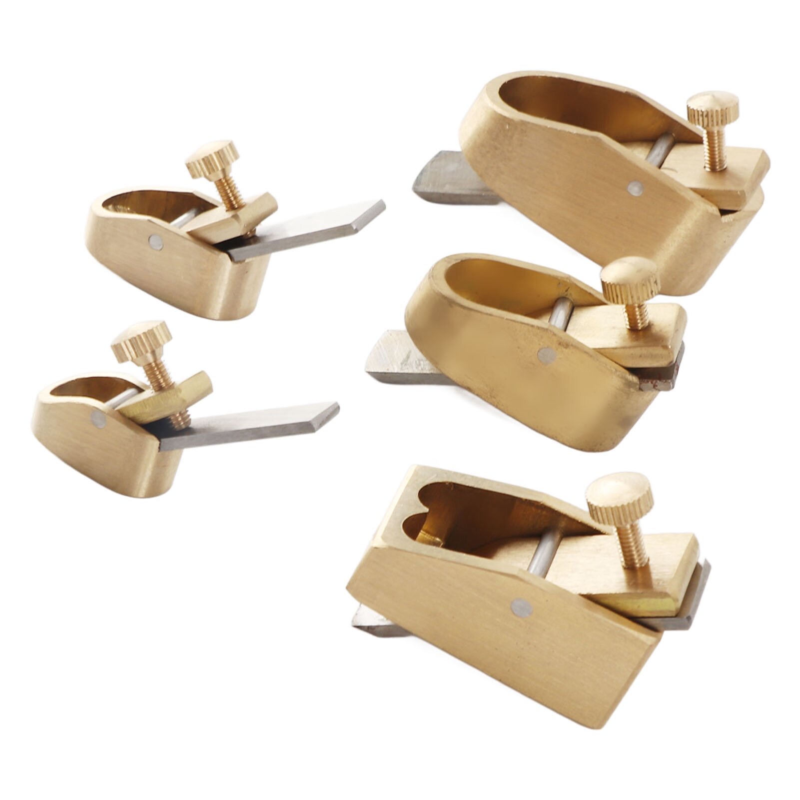 5 шт. скрипичных рубанков 8, 10, 12, 14, 16, 18 мм, набор из латуни, миниатюрный скрипичный рубанок для работы по дереву
