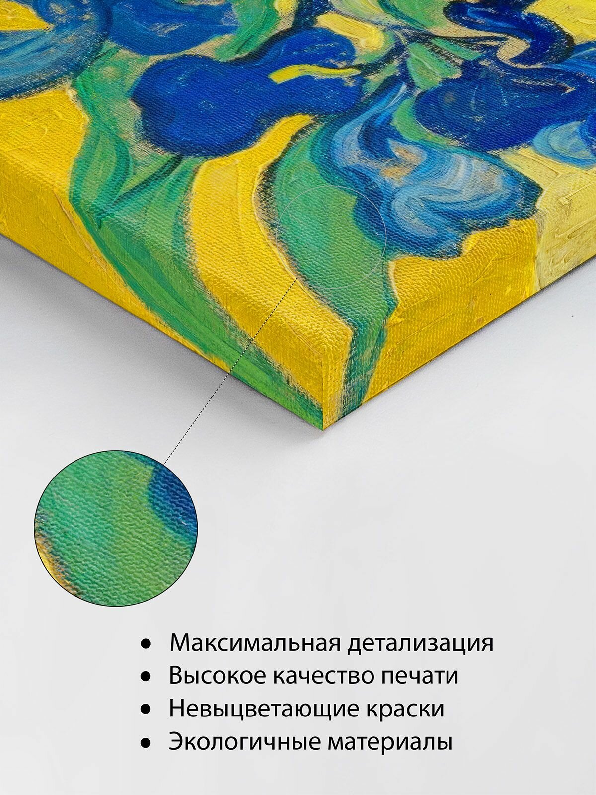 Картина/Ваза с ирисами, Винсент Ван Гог — фото 1