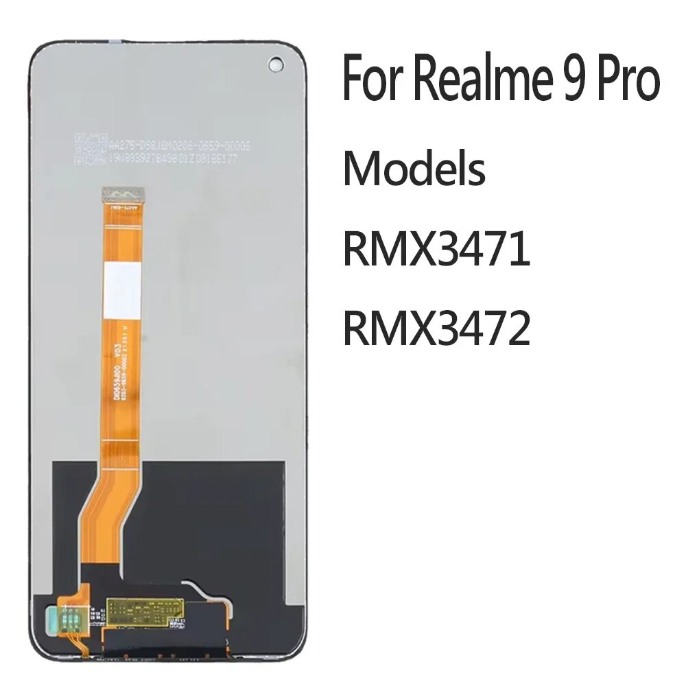 IPS для Realme 9 Pro 9 5G Q5 Q3s Q3t V25 Q3T ЖК-дисплей с сенсорным экраном дигитайзер в сборе Замена для Oppo K9S LCD