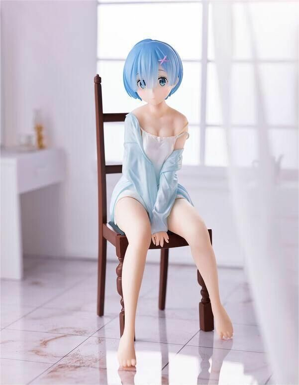 (клеймо)bilibili Re: Zero Жизнь с нуля в альтернативном мире Рем / Rem в пижамах, фигурка-подарок 2023,16cm TQ