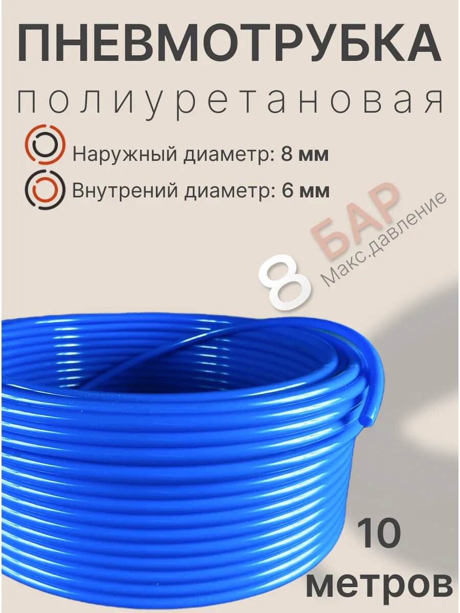 Полиуретановая трубка пневматическая
