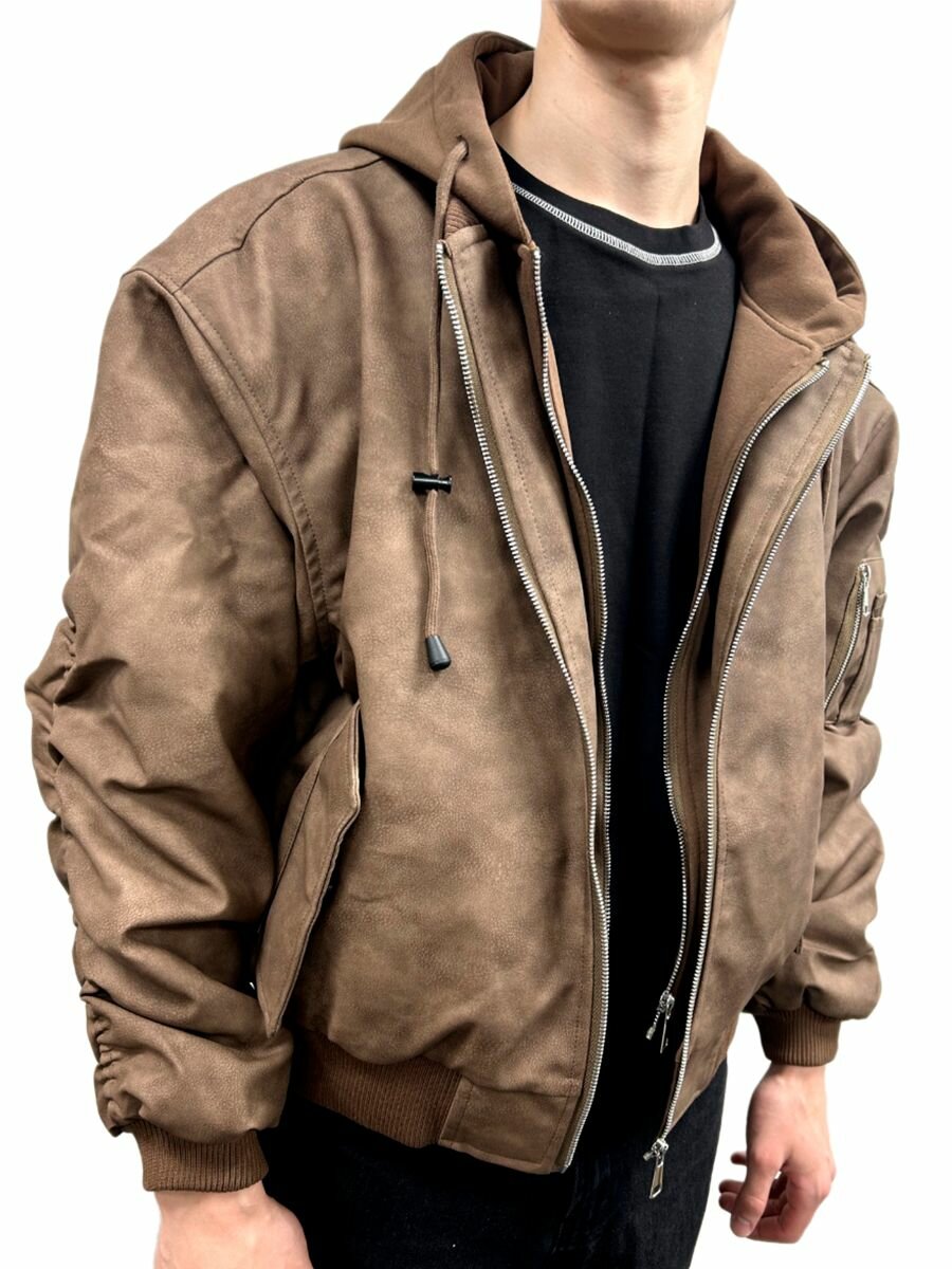 Куртка кожаная Базовая коллекция