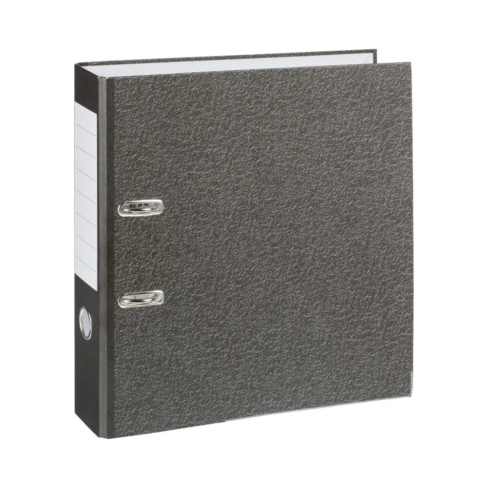 Папка-регистратор Attache, 75 мм металлический уголок, бюджет реестр черно-белый 1619226