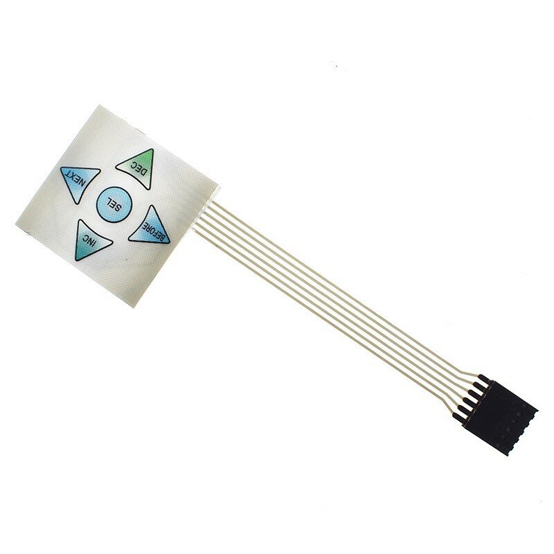 5key пленочная клавиатура для Ардуино (FUT-1138)