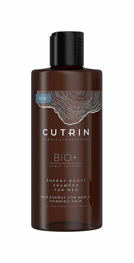 CUTRIN Bio+ Energy Boost Шампунь-бустер для укрепления волос у мужчин, 6x250 мл