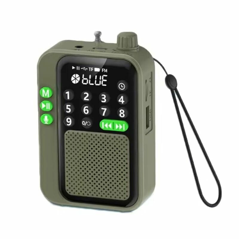 C90 синхронное выключение Bluetooth-проигрывателя карт памяти-зеленый