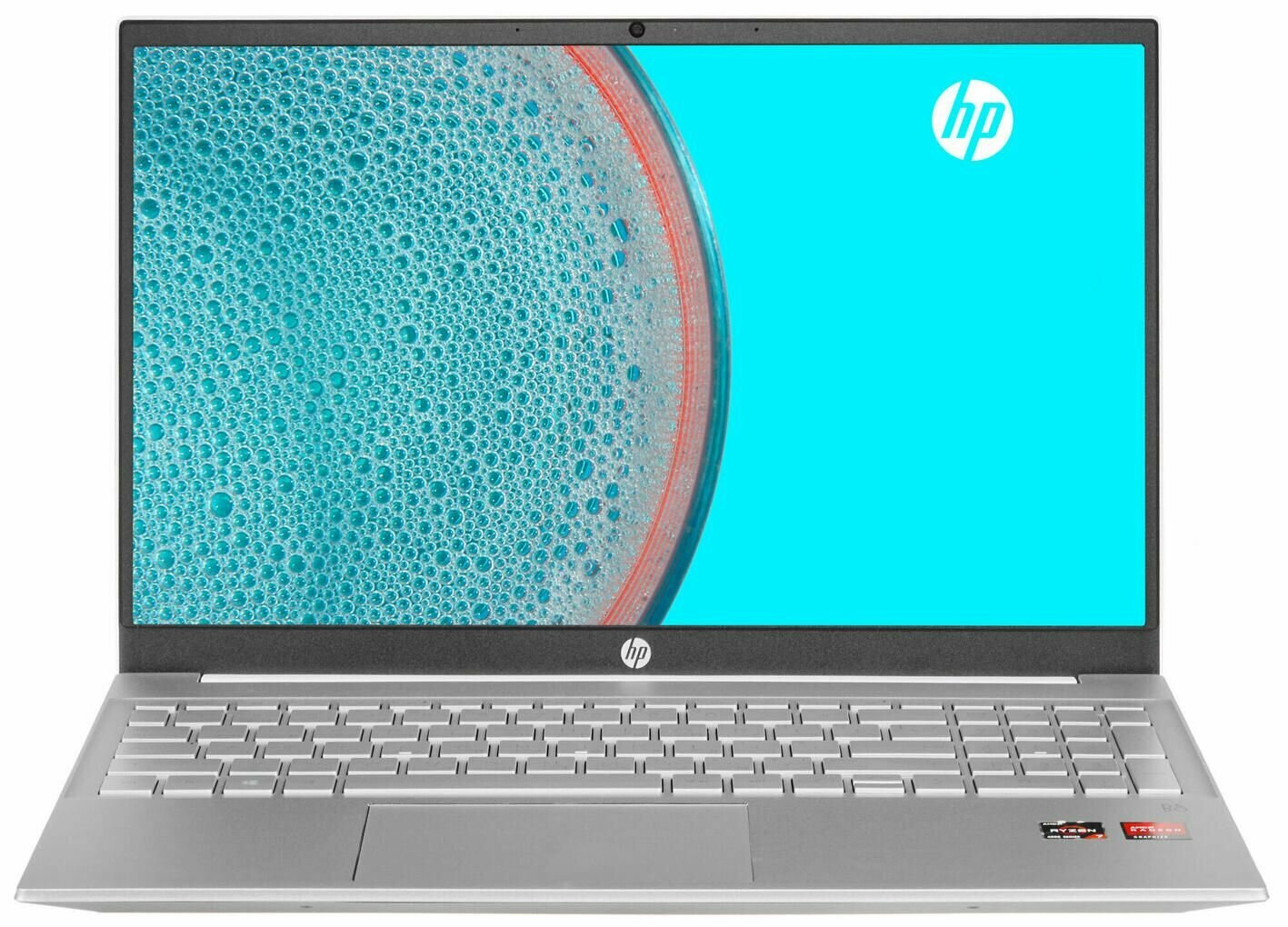15,6" Ноутбук HP Pavilion 15-EH0014UR (280K5EA) белый - 1920x1080, IPS, AMD Ryzen 7 4700U, ядра: 8 x 2 ГГц, 8 ГБ, SSD 256 ГБ, AMD Radeon Graphics, Windows 10 Home