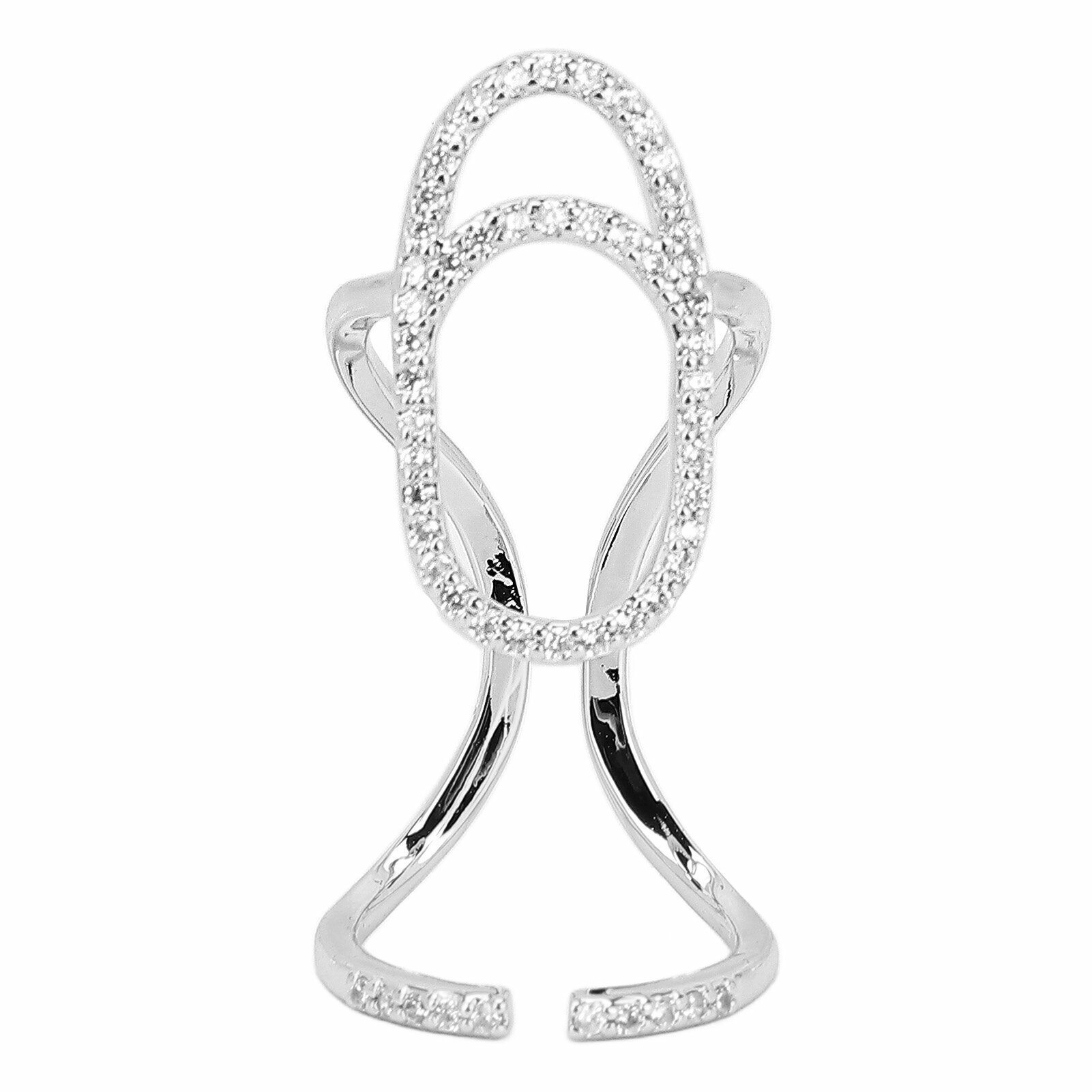 Регулируемые украшения для ногтей из белого золота, кольцо для ногтей для вечеринок, свадеб, безопасный и здоровый модный дизайн ногтей, позолоченные кольца для ногтей 3048 для женщин