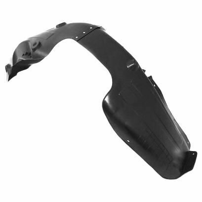 Подкрылок AKRADO, для Hyundai Solaris, задний, правый, полимерный, черный