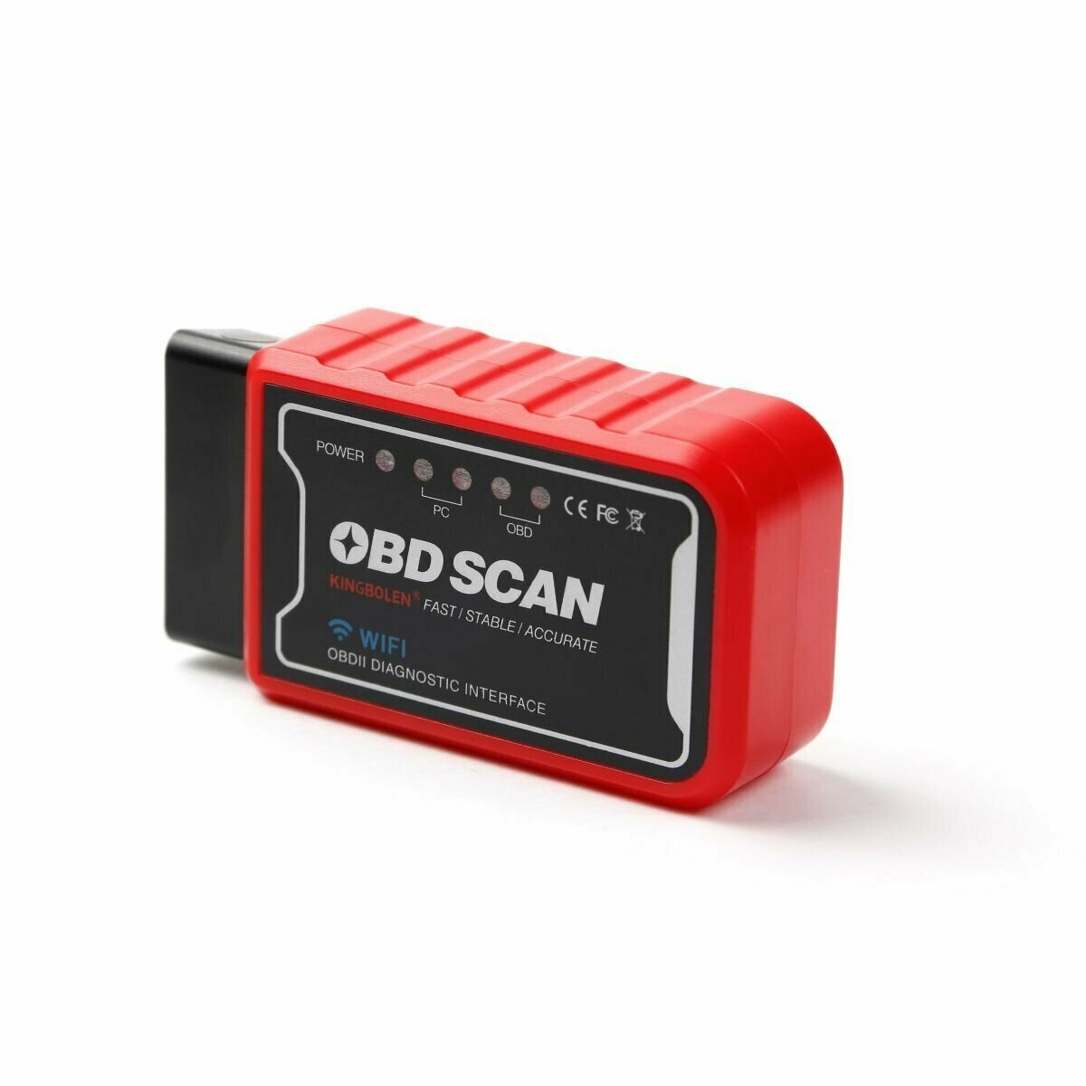 Диагностический сканер KINGBOLEN, Автосканер, адаптер для диагностики автомобиля, ELM327 OBD2 Wi-Fi v1.5 чип PIC18F25K80, Для IOS и Android