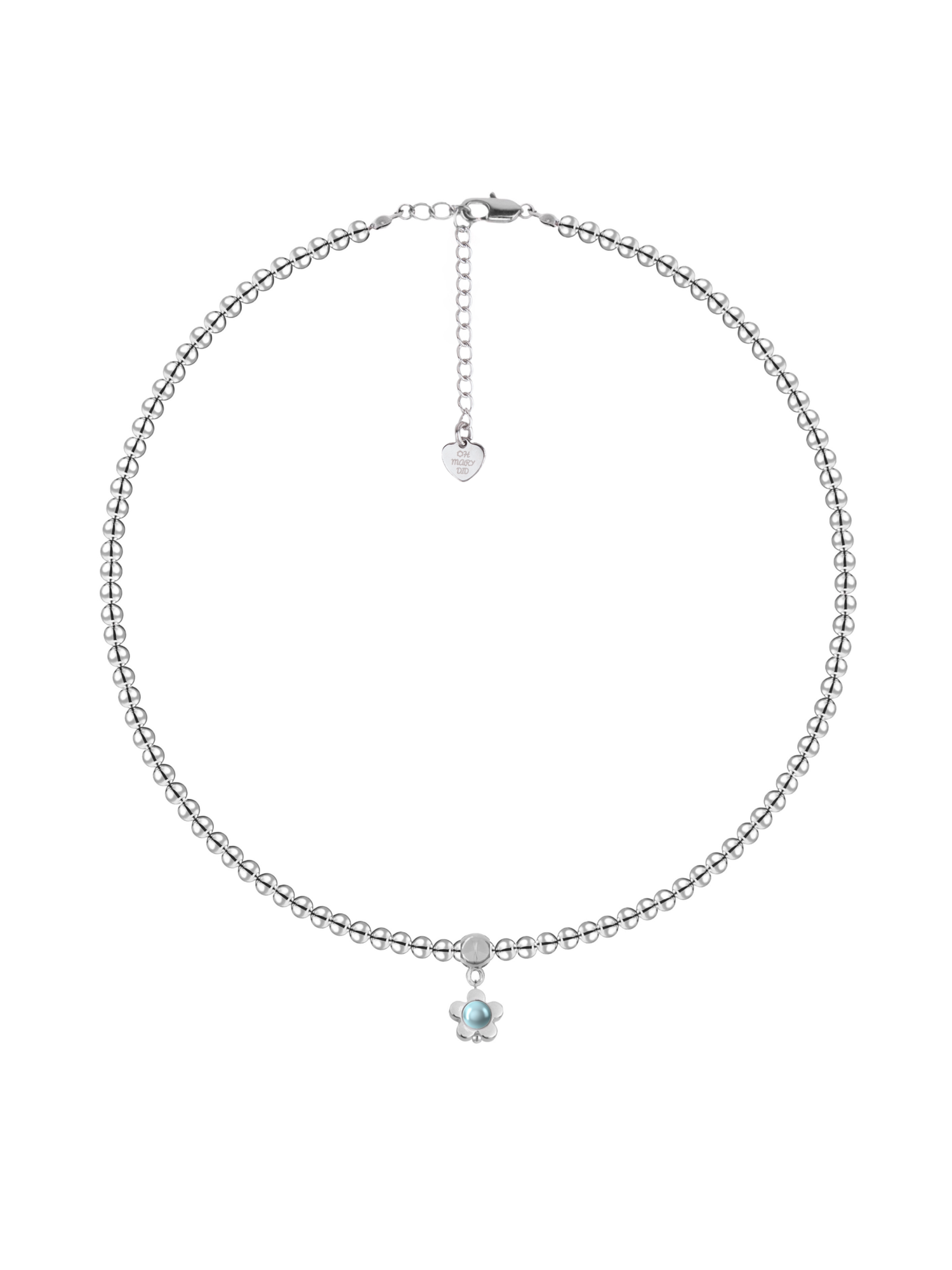 Чокер, жемчуг Swarovski синтетический, гематит