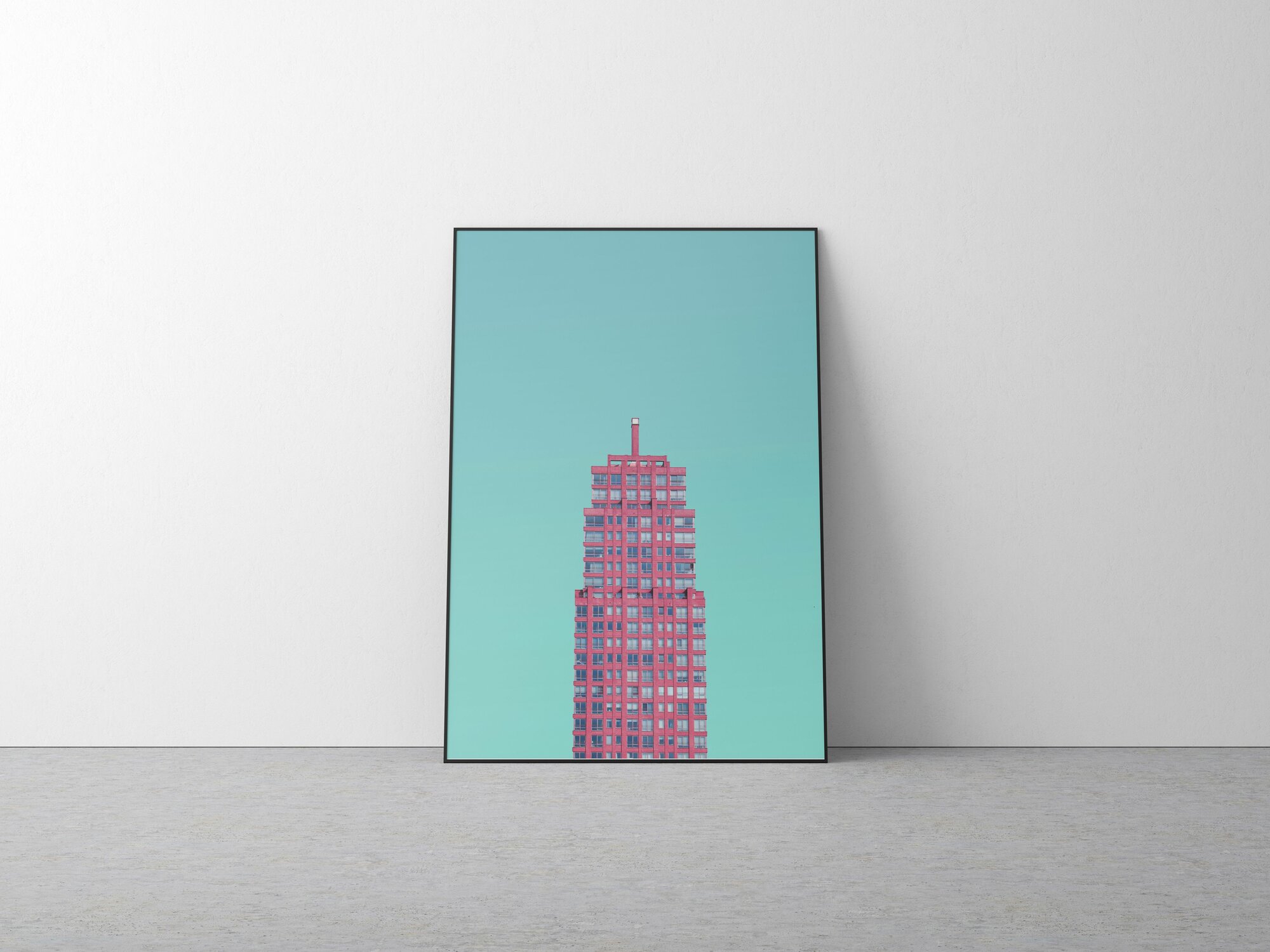 Постер интерьерный, минимализм, "Скандинавская архитектура", 30х40 см, в тубусе