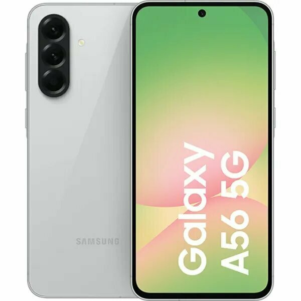 Смартфон Samsung Galaxy A56 5G 12/256 ГБ, Dual: nano SIM + eSIM, серый (Lightgray)