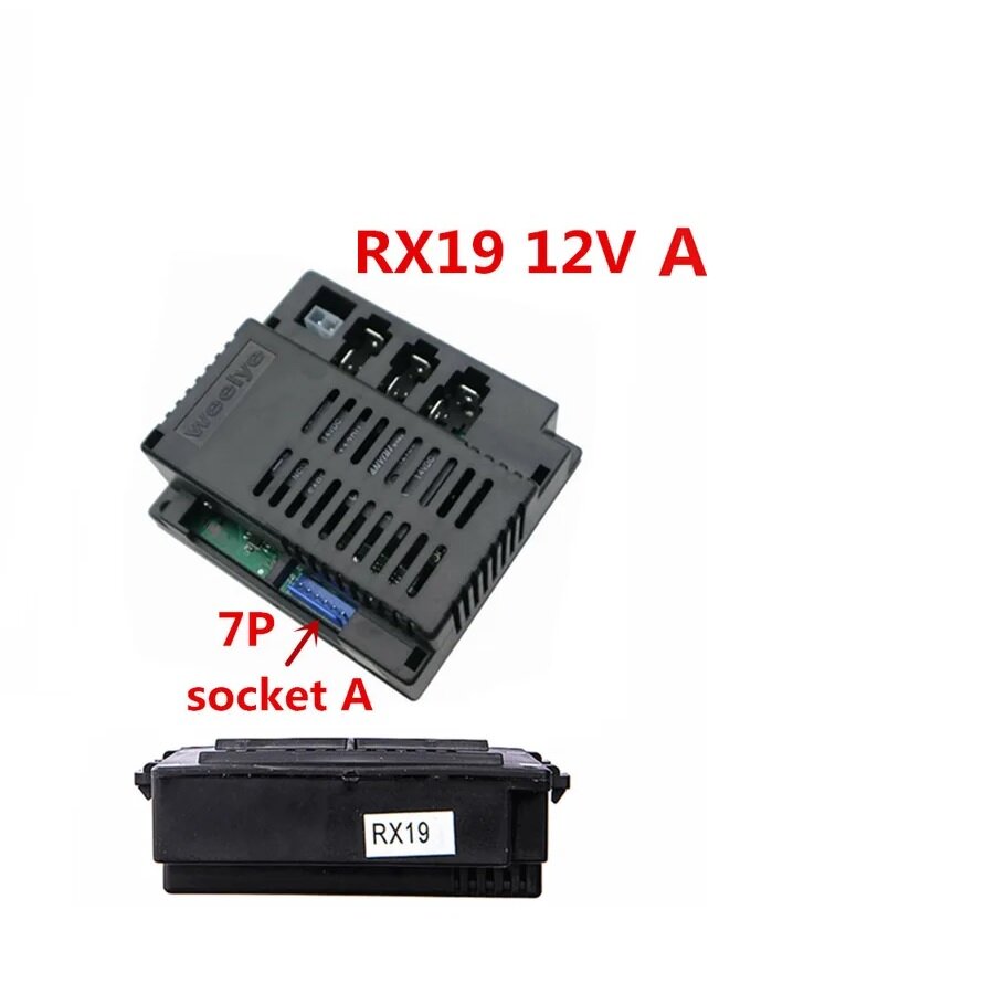 Контроллер Weelye RX19 12V_A + Пульт для детского электромобиля.
