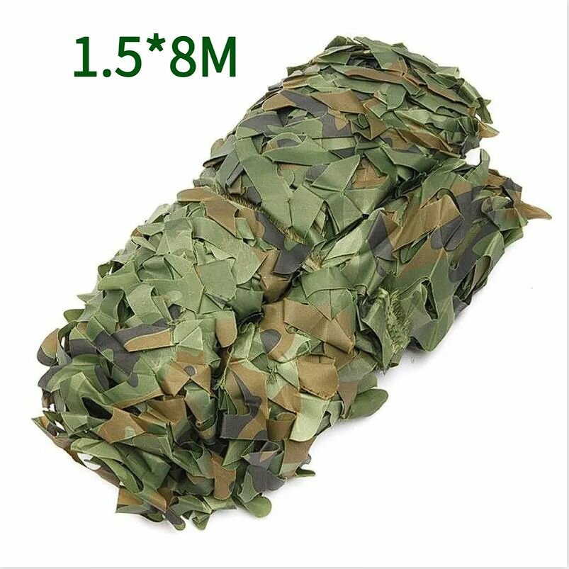 Маскировочная сетка 1.5х8м / Камуфляжная затеняющая маскировочная сеть.