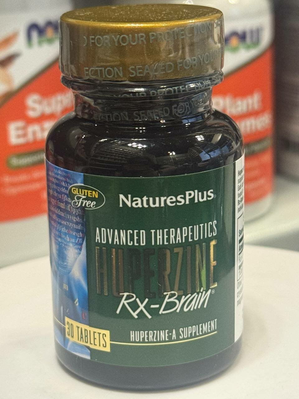 NaturesPlus HUPERZINE RX BRAIN, Здоровье мозга, 30 капсул