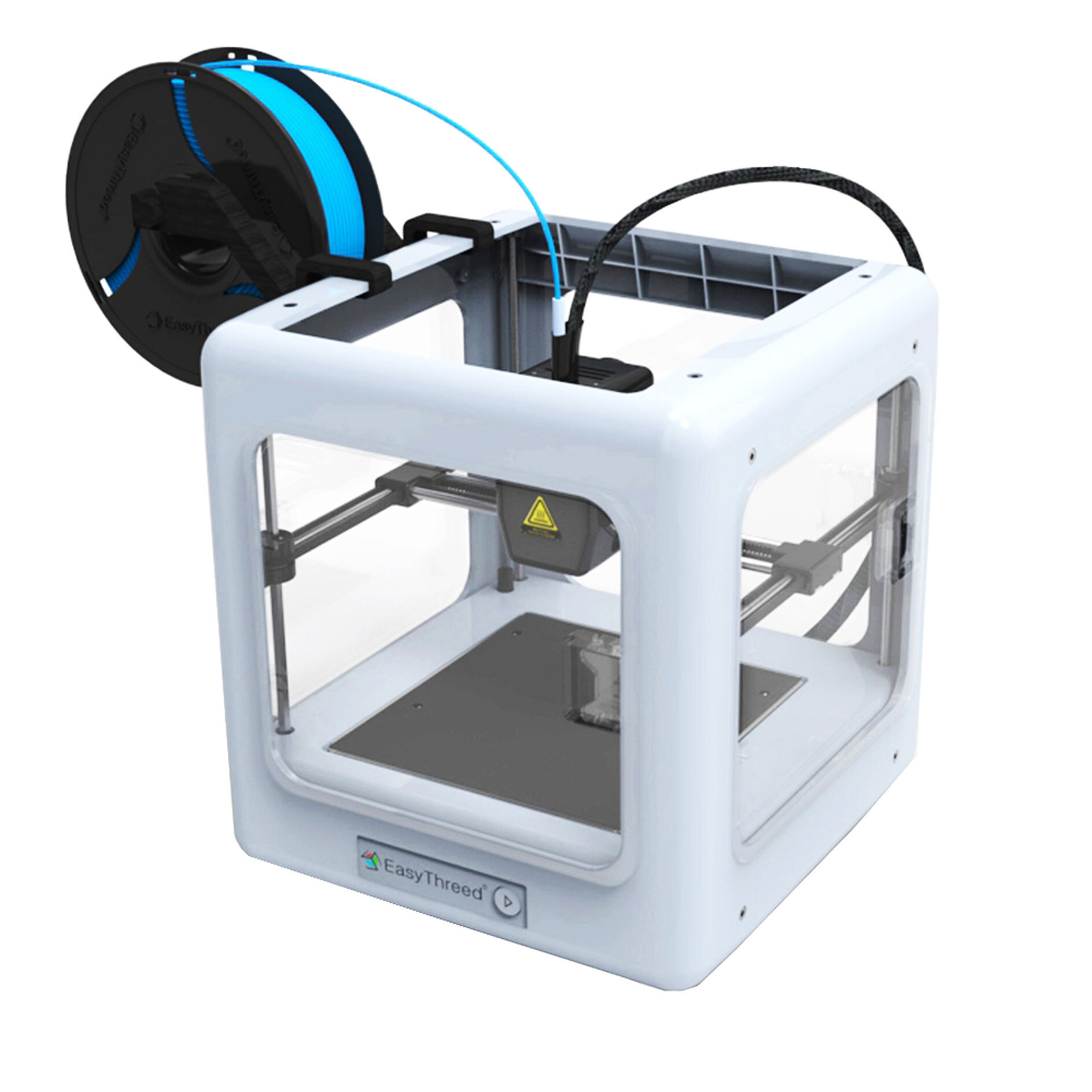 Портативный 3D принтер, для печати трехмерных предметов, белый