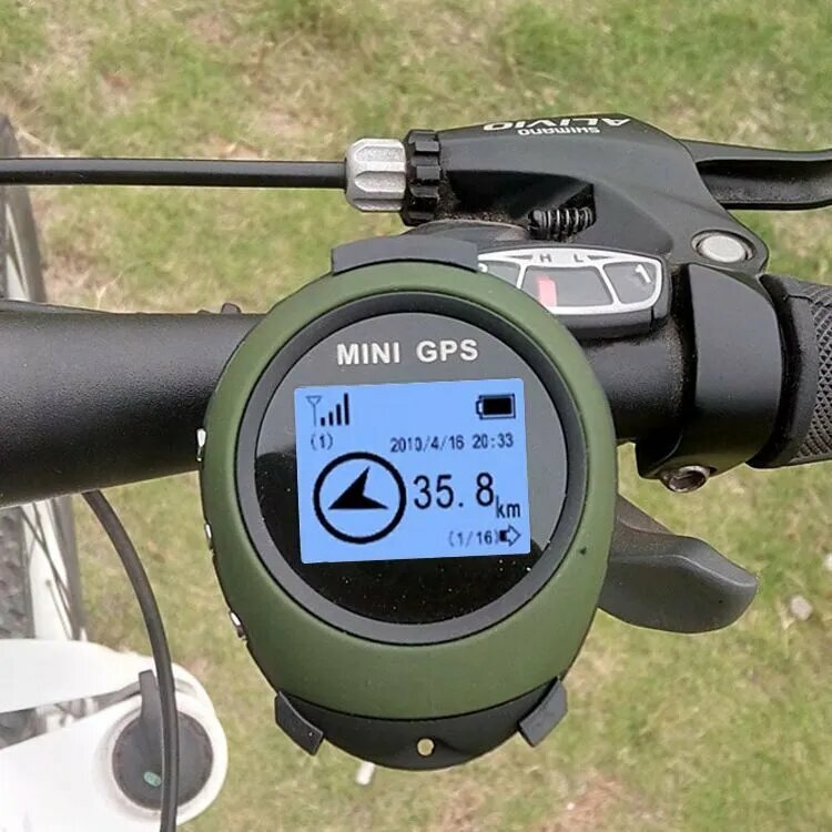 GPS-Компас Возвращатель PG-03, для Грибников, Охотников, Рыбаков, Зеленый — фото 1