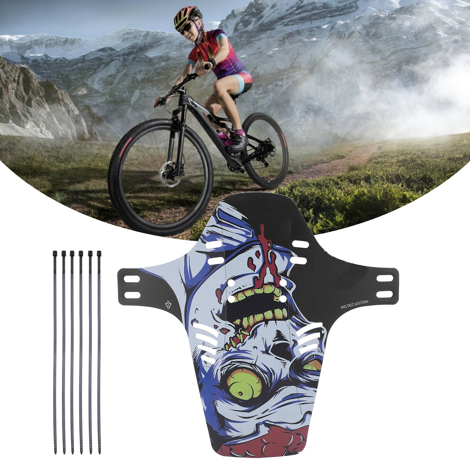 Крыло Enlee для горного велосипеда, складная передняя вилка, крылья для скоростного спуска, велосипедное брызговик, тип A