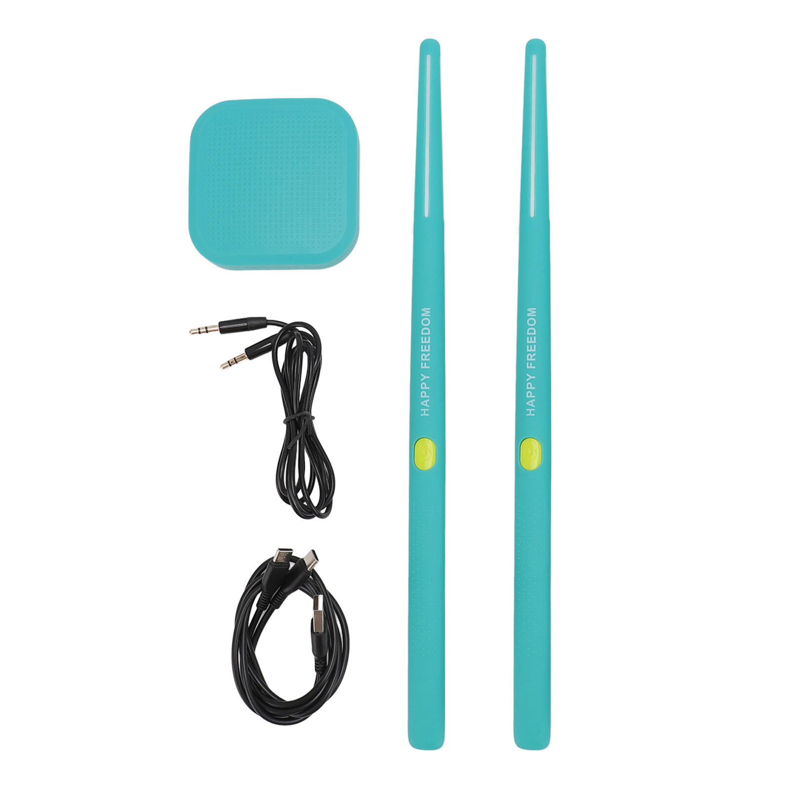 Electronic Drum Set Authentic Experience Virtual Reality Somatosensory Air Sticks with Colorful Lighting Effects