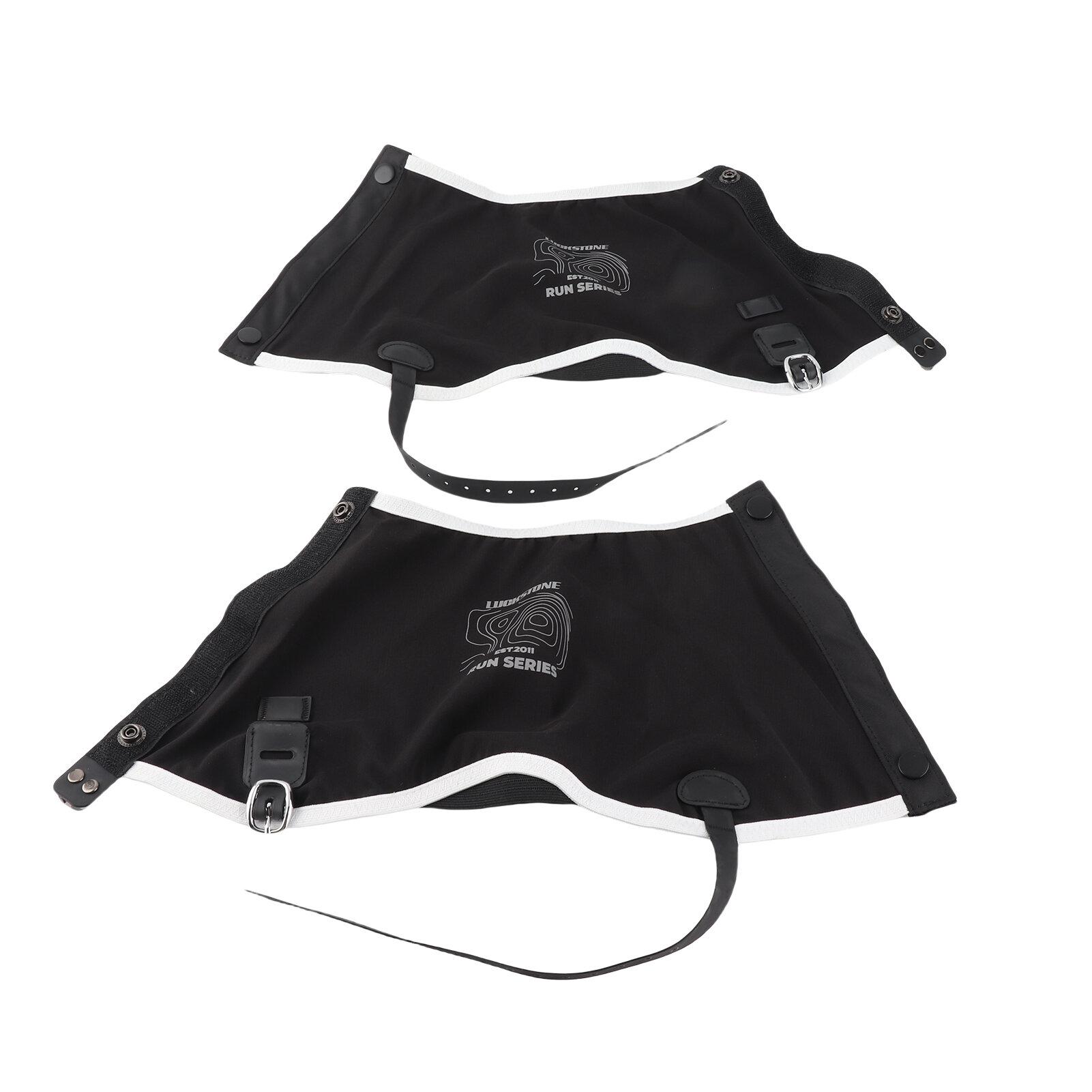 Водонепроницаемые гетры для пешего туризма и бега по пересеченной местности, черные эластичные гетры с регулируемыми ремнями DWR для женщин/мужчин, походная обувь