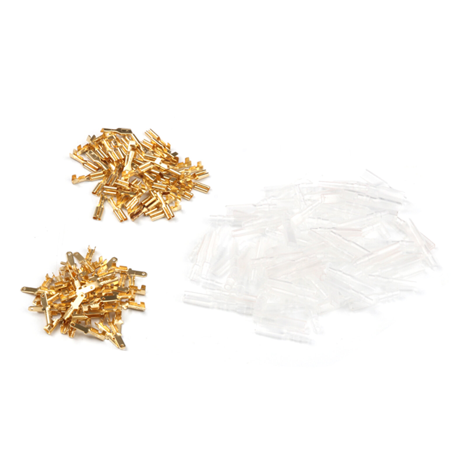 Комплект из 200 клеммных блоков диаметром 2,8 мм для подключения проводов.