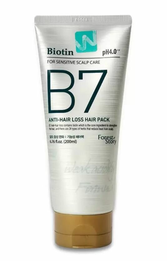 Welcos Welcos Forest Story B7 Anti Hair Loss Hairpack маска для волос против выпадения с биотином (200мл.)