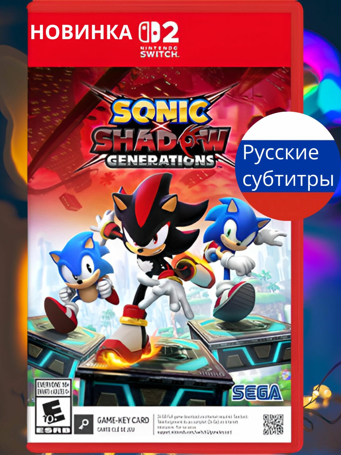 Sonic x Shadows: Generations - Day One Edition для Nintendo Switch 2, Новый (Русские субтитры