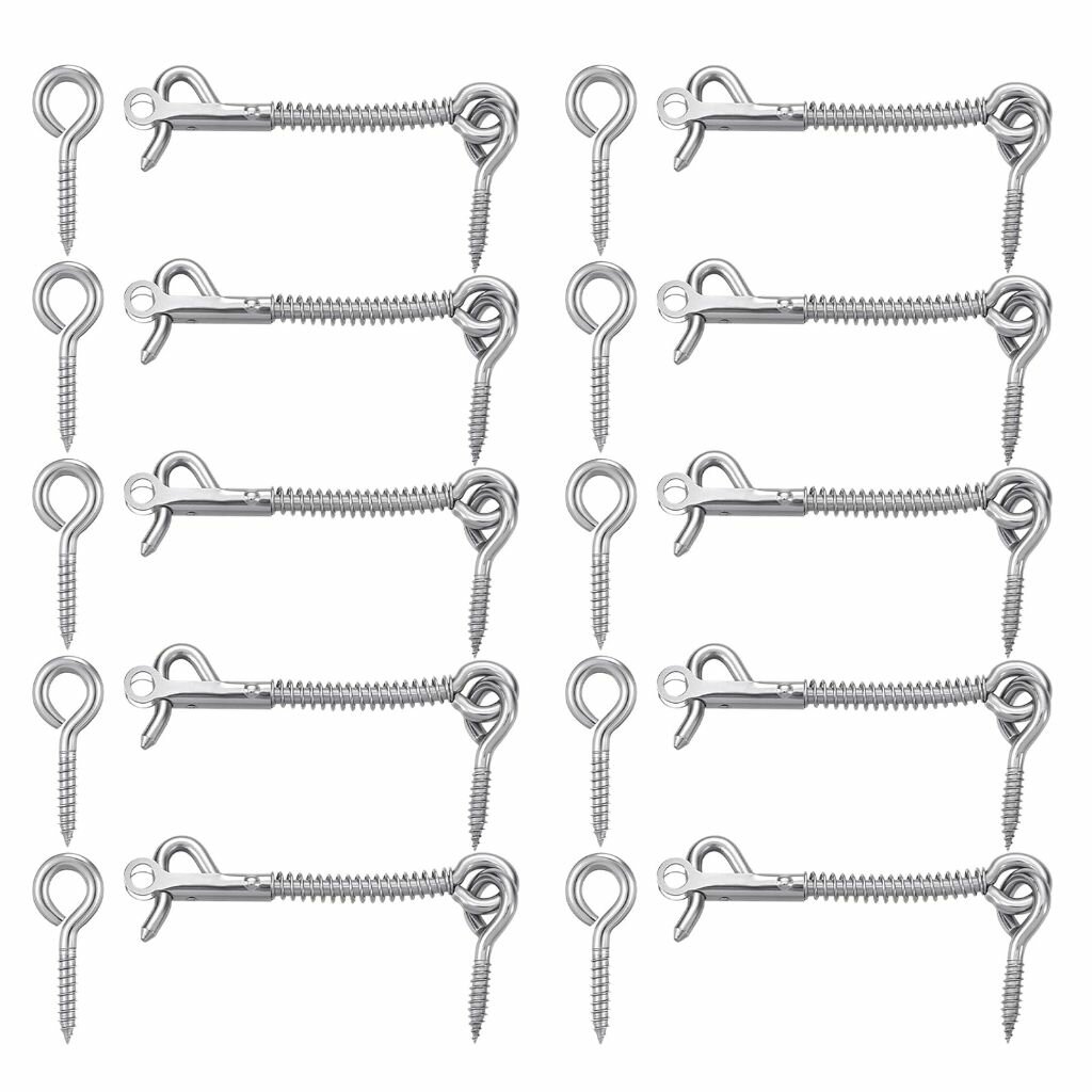 10шт оконный крючок из нержавеющей стали, ветровой крючок