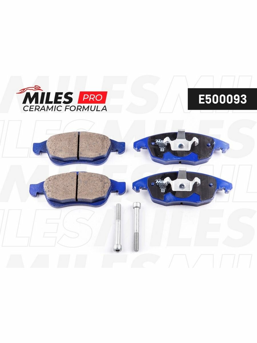 Колодки тормозные дисковые передние MILES E500093 для CITROEN Berlingo, C4, PEUGEOT Partner