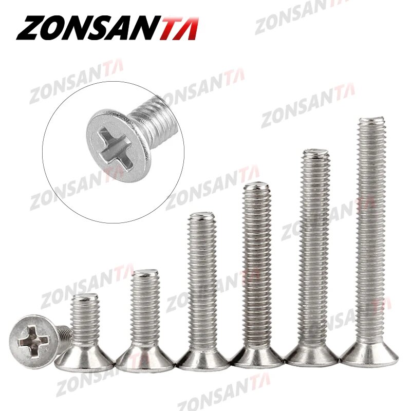 Болты из нержавеющей стали M2 x 12mm, 50шт