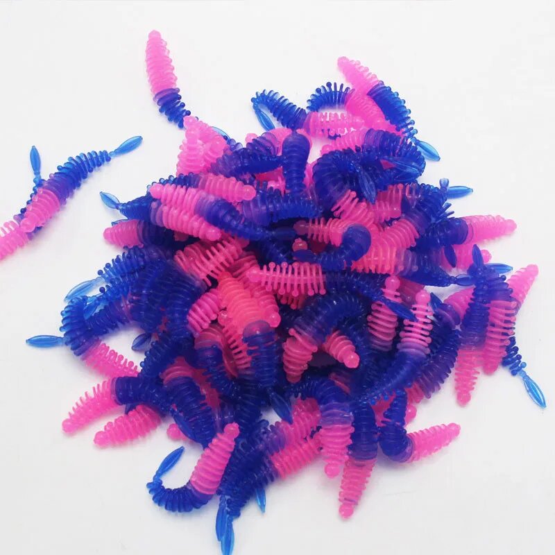 10 шт, мягкие приманки для рыбалки, джиг-приманки для форели, червяк, мягкие приманки 5,5 см/1 г, искусственные морские черви, дождевые черви, мягкие приманки для рыбалки, воблеры, снасти