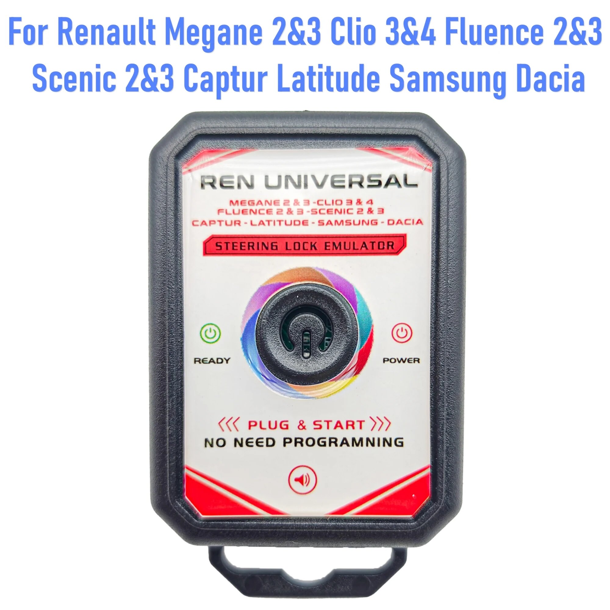 Симулятор блокировки рулевого управления для Renault Megane 2&3 Clio 3&4 Fluence 2/3 Scenic 2 и 3 Captur Samsung Dacia