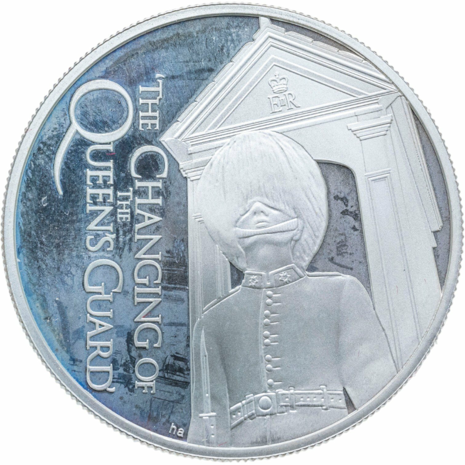 Бермудские острова 5 долларов 2013 Бриллиантовый юбилей королевы, Серебро 925, в сохранности Proof