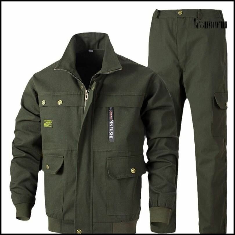 Зимняя мужская рабочая одежда (подходит для сварщиков/строительство/ремонт автомобилей и т. д.)