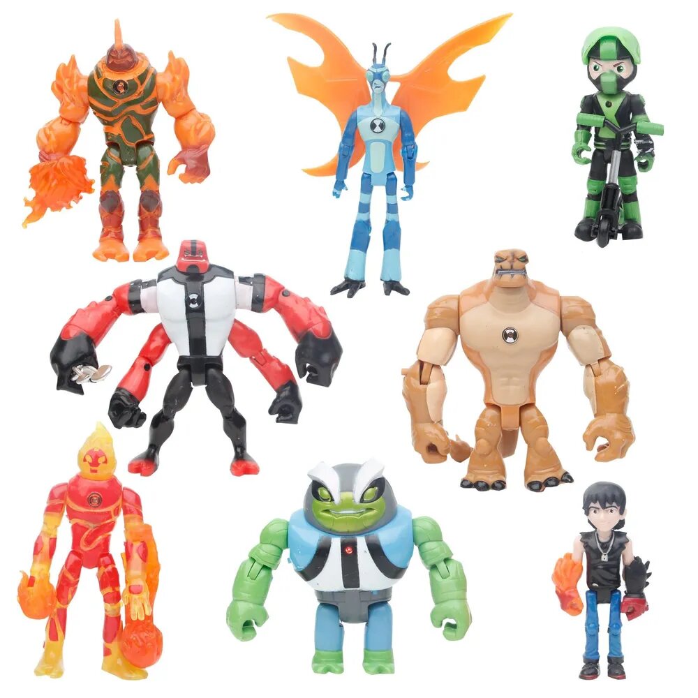 Набор фигурок Бен 10 / Ben 10 (8шт, 10-12см) от магазина PopCultura.Store