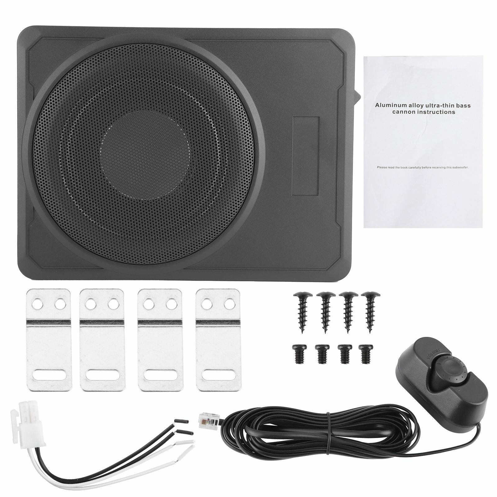 Корпус тонкого сабвуфера 10" 800Вт под сиденье